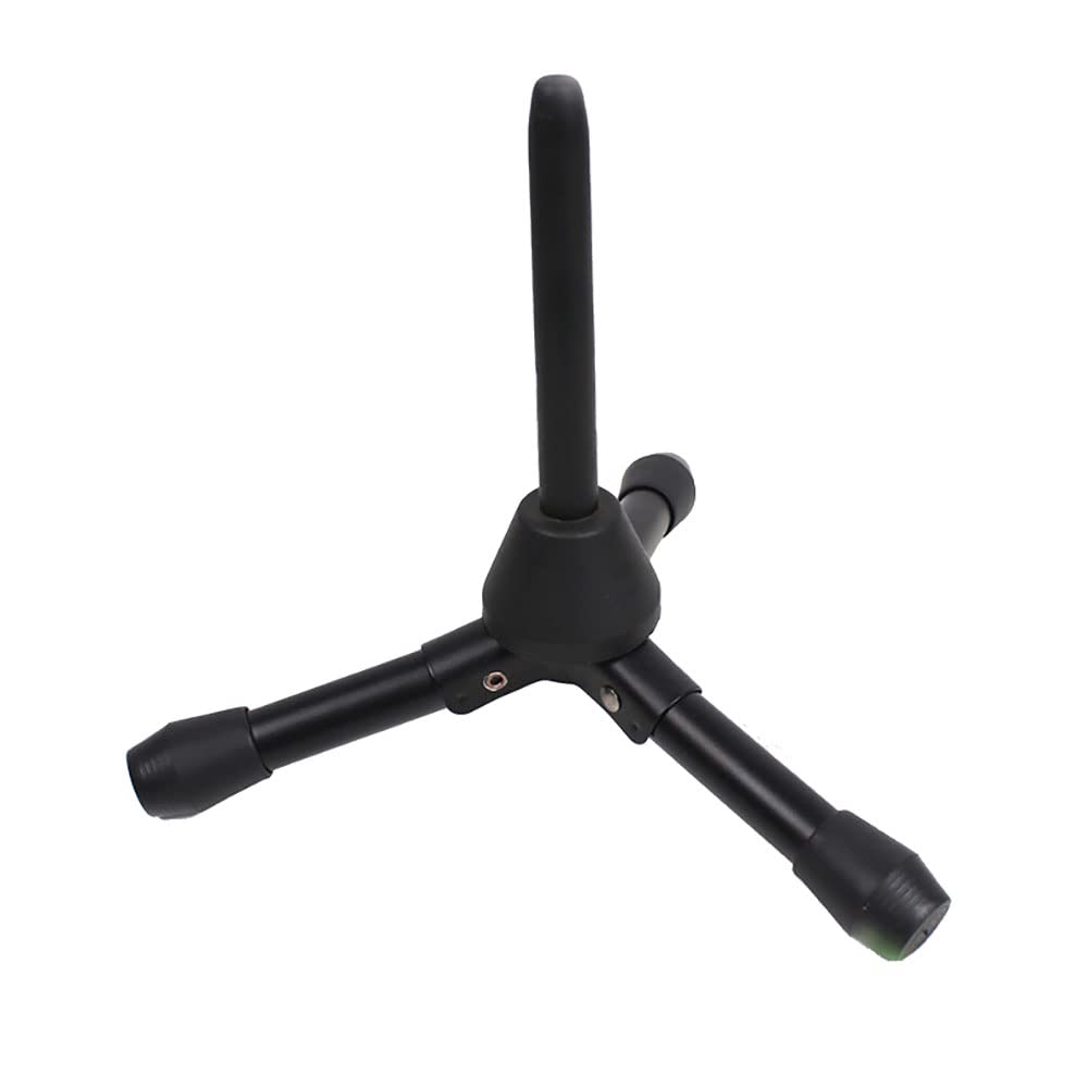 Richyi Flute Clarinet Stand,Portable Tripod Foldable Holder for Bass, Bohm & Cross Flutes Clarinet Woodwind Instrument