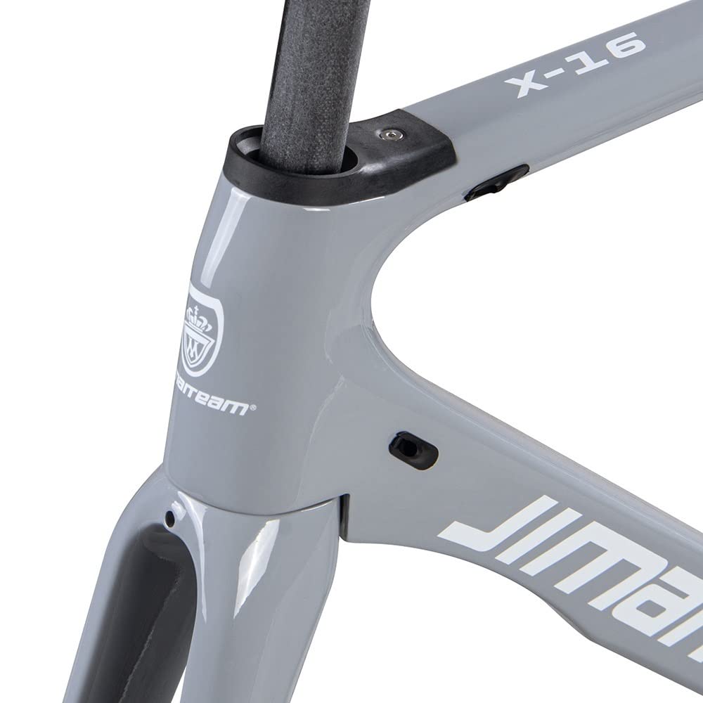 OKUOKA Bike Front Suspension Bike Frames Carbon Fiber Road Frame with Fork seat Tube EPS Processing Ultralight Bicycle Accessories 700C Wheel Diameter Multiple (Size : 46cm)