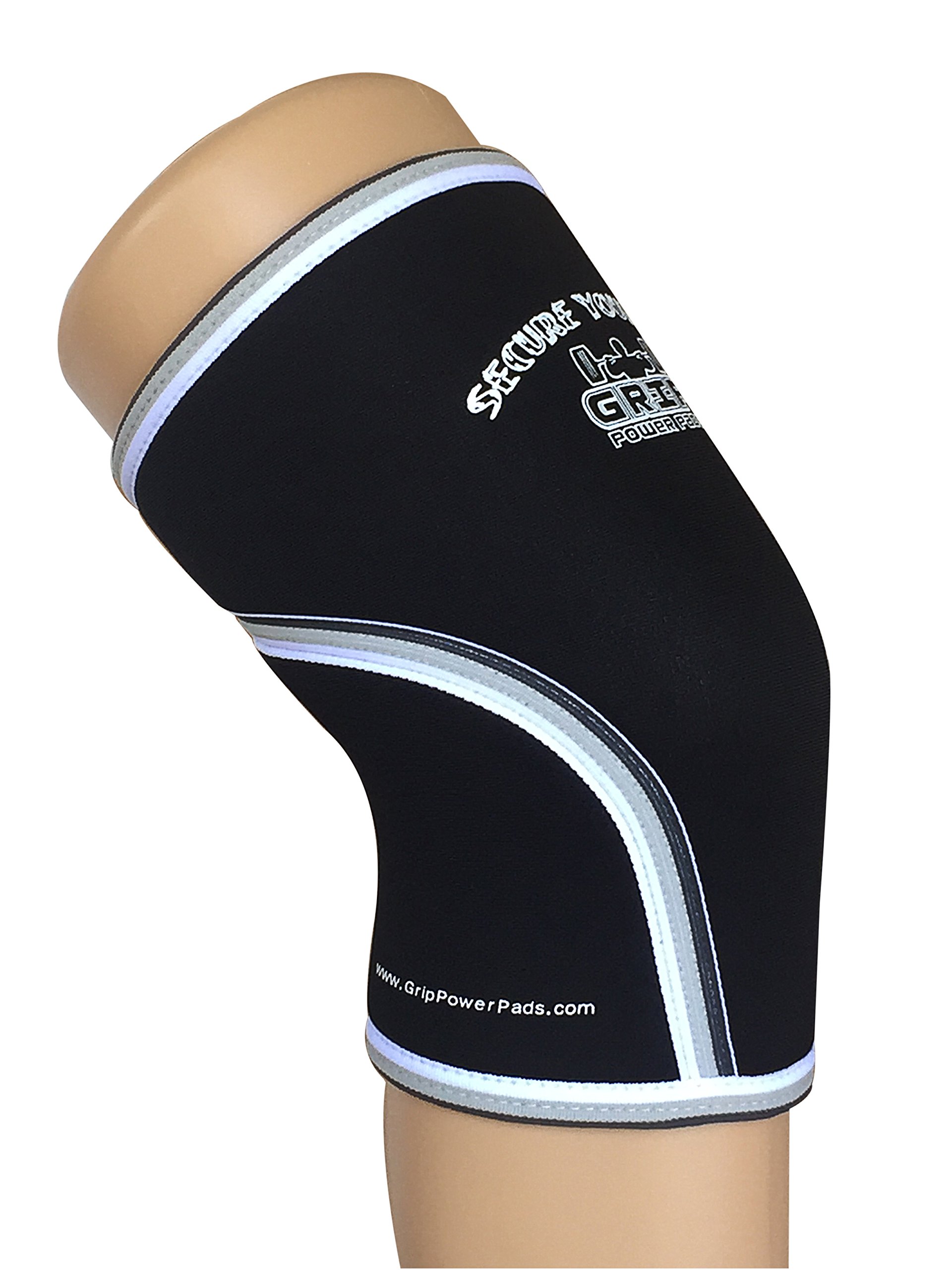 Knee Sleeves Athletics Knee Compression Sleeve Support for Running Jogging Sports Arthritis Injury Joint Pain Relief Recovery 7mm Neoprene 1 Pair