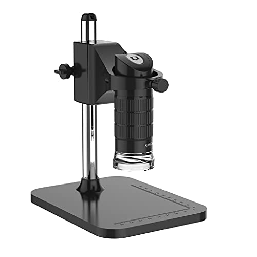 MBBJM Professional Handheld USB Digital Microscope 500X 2MP Electronic Endoscope Adjustable 8 LED Magnifier Camera with Stand (Color : D, Size : 1000X)