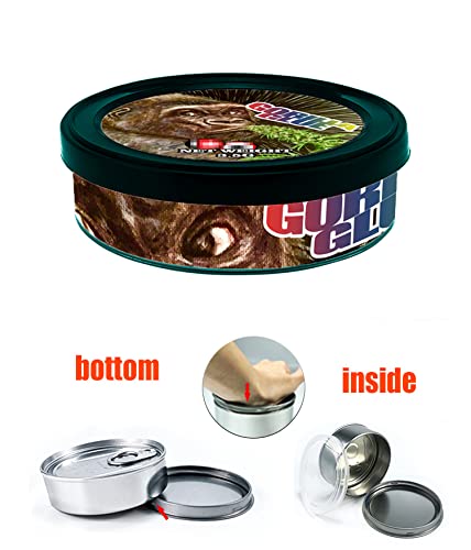 Self-Seal Cali Tin Can, Pressitin Cans with Ring Lid and Label, Side Stickers, Tin Tuna Can - No Tools Needed - 100ml/3.5g (20 Sets)