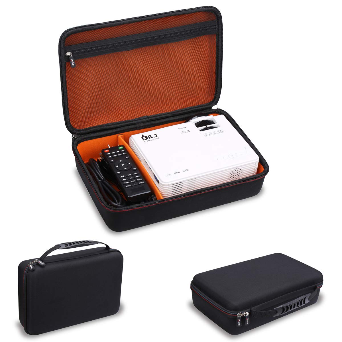 Mchoi Hard Portable Case for DR. J Professional HI-04 1080P Supported Portable Movie Projector(Case Only)