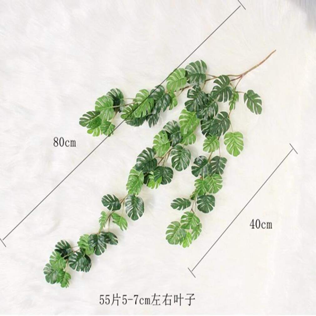 LZIYAN Artificial Leaf Rattan, Wall-Mount Plant Garland Garden Partition Decoration for Home Office