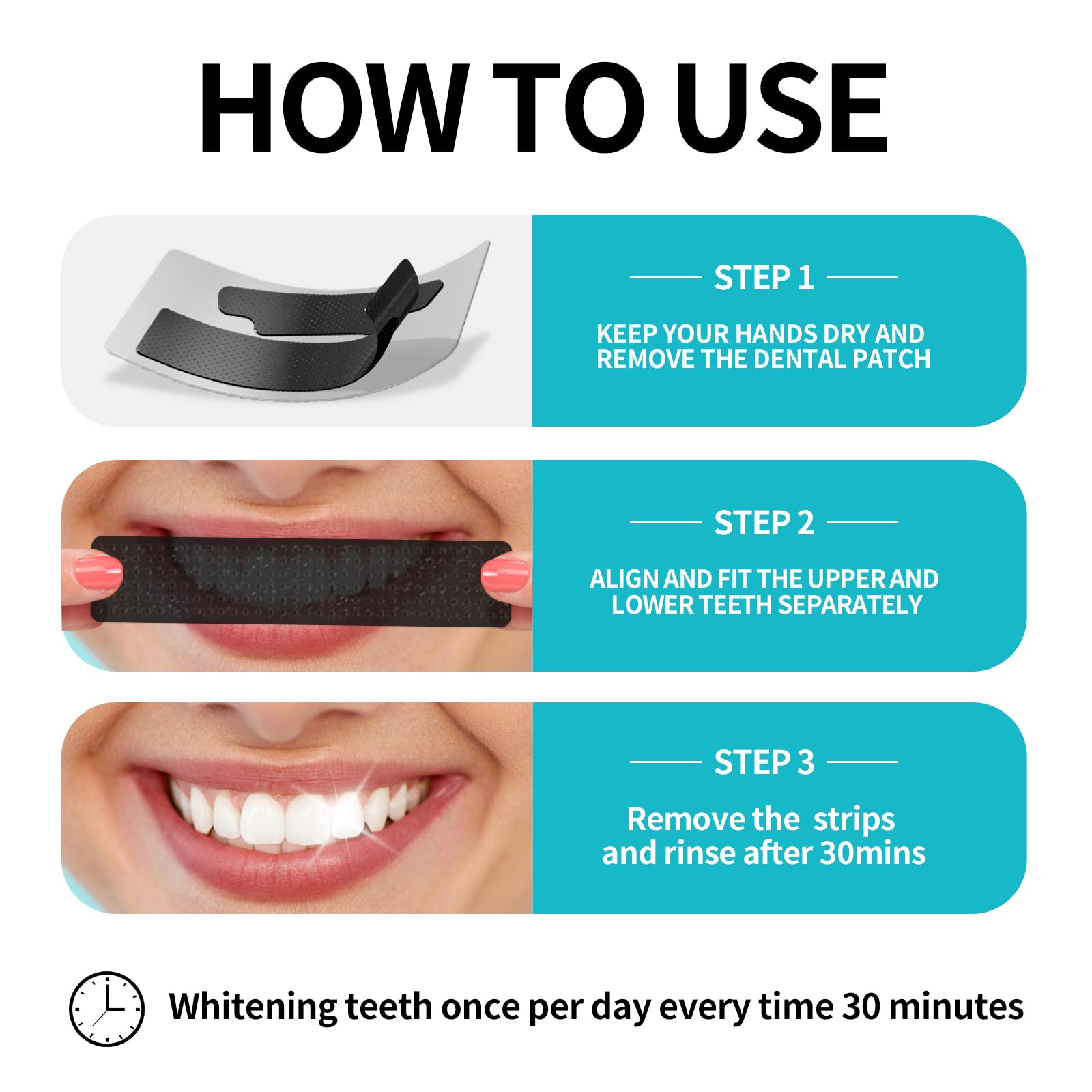 Teeth Whitening Strips for Teeth Sensitivity Free, Professional Teeth Whitening Strips kit, 14 Treatments with 28 Dental Whitener Strips, Mint Flavor