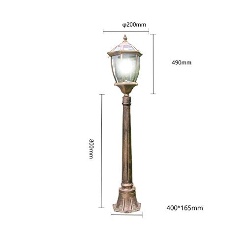 Libuty Outdoor Post Lights，Solar LED Lawn Light Outdoor Garden Light Solar Street Light Home Villa Light Garden Landscape Light，IP65 Decorative Columns Post Lantern