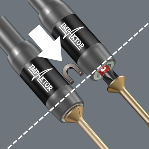 Wera 05057690001"Impact 1" Bit-Check - Silver (30Piece) [Energy Class A]