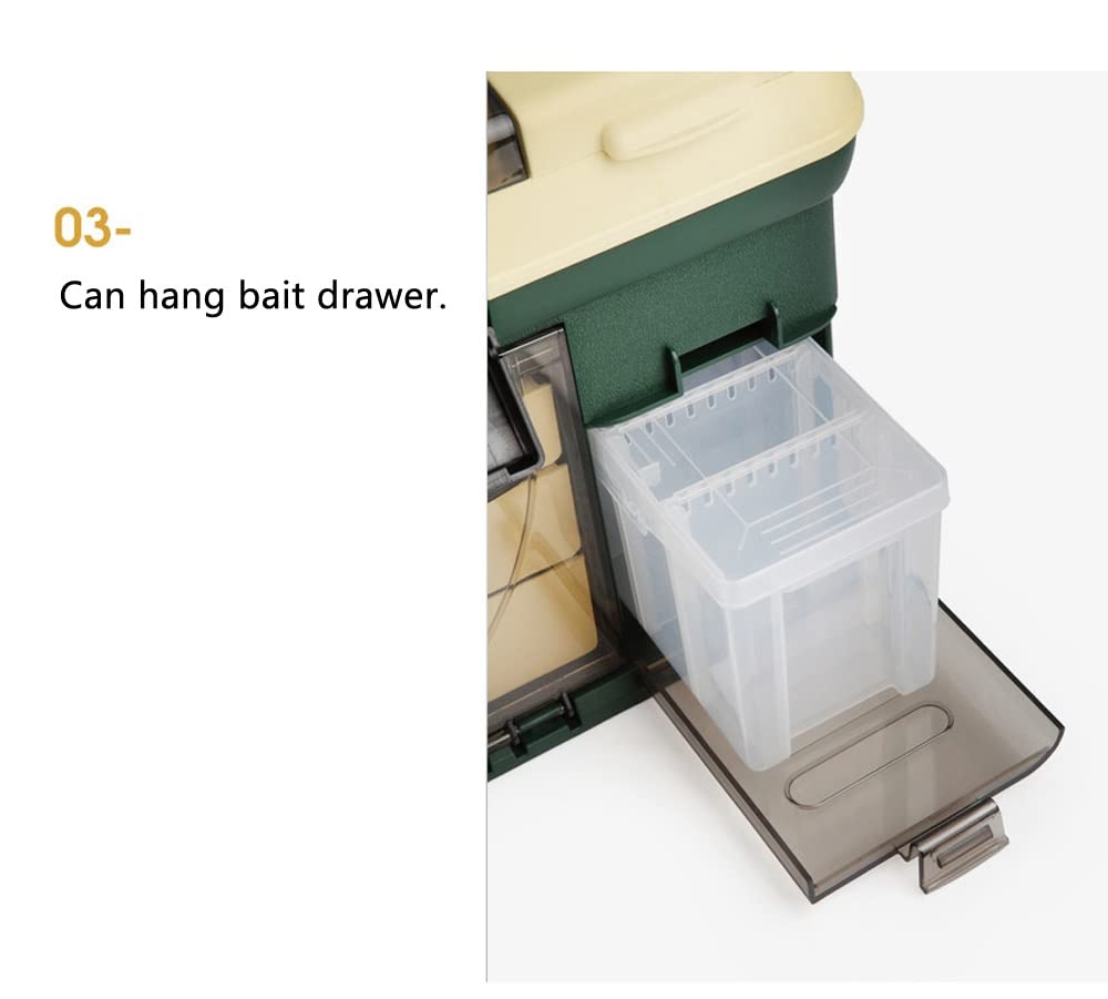 Sea Fishing Tool Box Multifunction Large Capacity Accessories Lures Hook Boxes Storage Durable High Strength Fishing Tackle Case