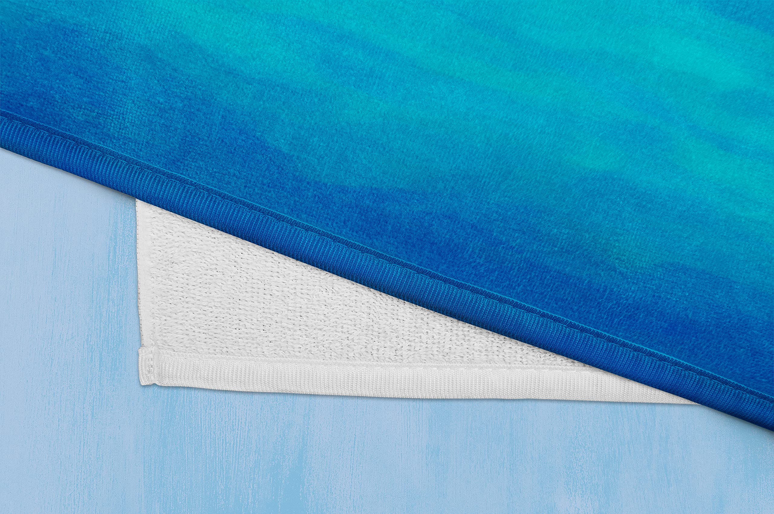 Ocean Horizon Hand Towel - Ocean View Kitchen Towel - Bathroom Hand Towel - Cotton Terry Cloth - 15"x25"