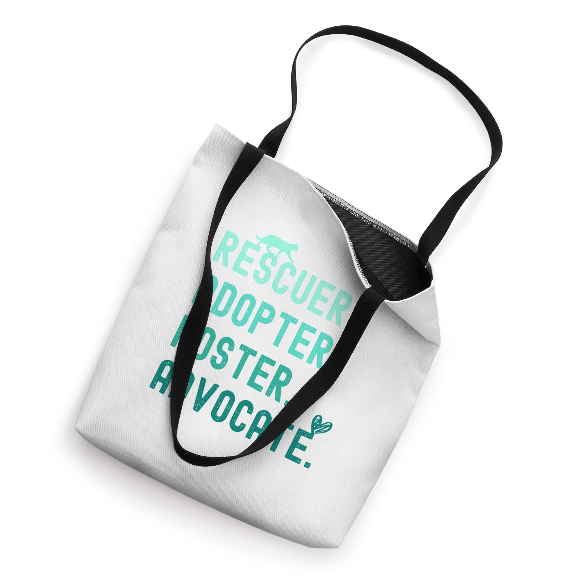 Rescuer Adopter Foster Advocate Cat Heart Tote Bag