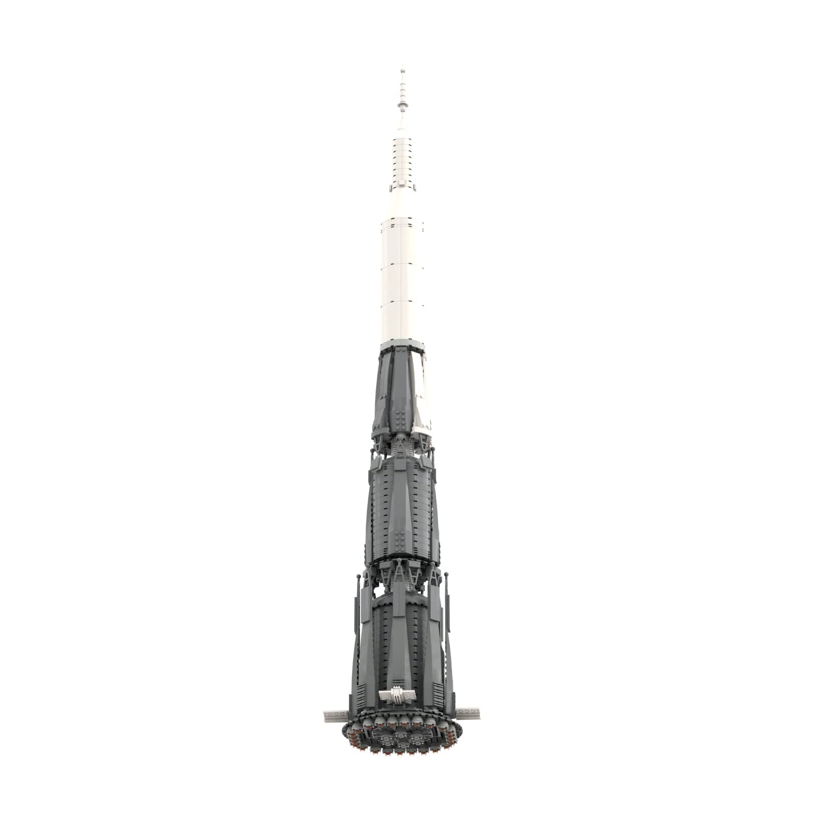 Soviet N1 Moon Rocket Building Kit; SLS Super Heavy-Lift Launch Vehicle N1 Building Set, Saturn V Rocket Ship Toy, N1 Carrier Rocket Model Building Blocks, Outer Space Rocket for Kids Adult (904 PCS)