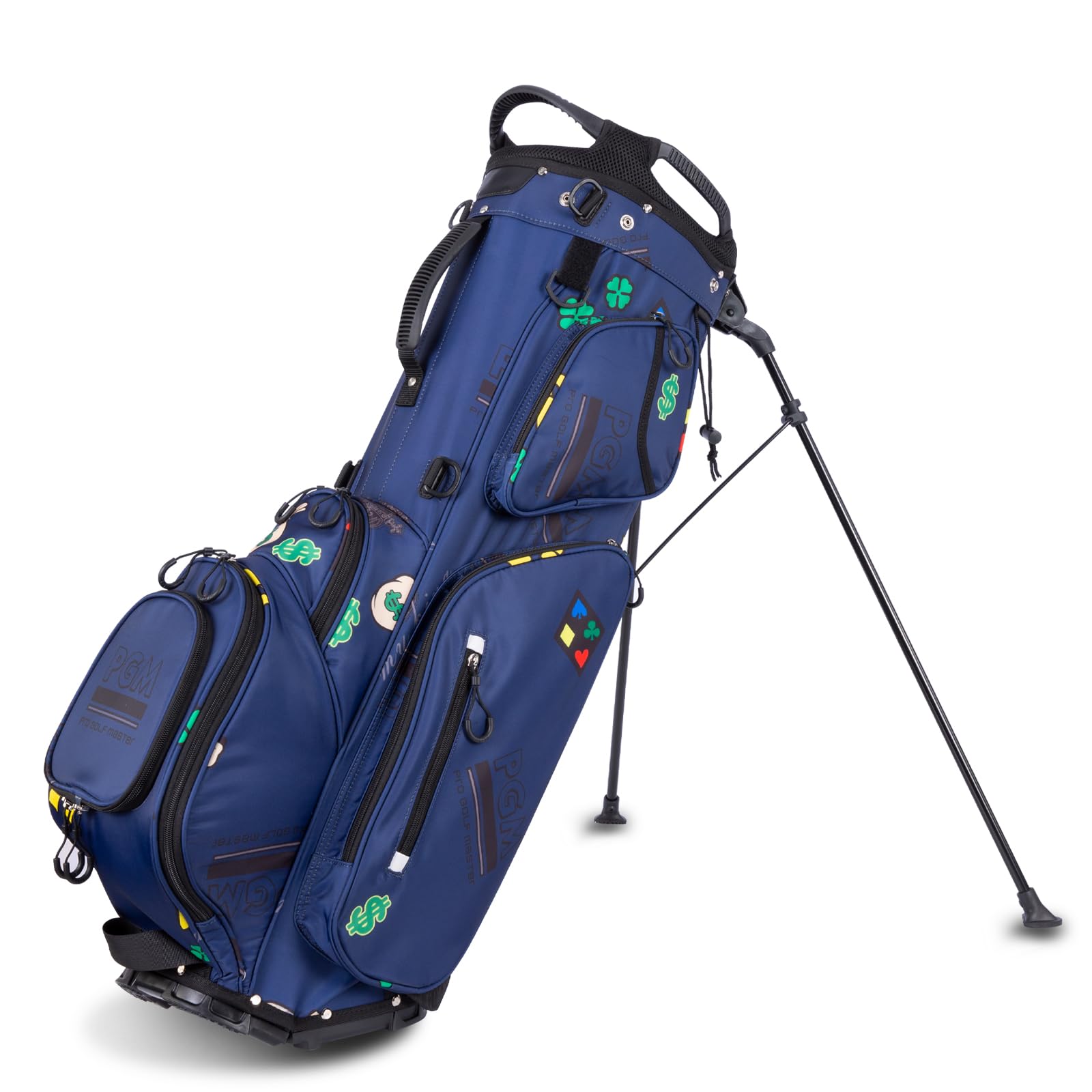 PGM Golf Bag Stand Bag - Lightweight, Water-Repellent, Portable Travel Golf Bag with Personalized Golf Club Bag