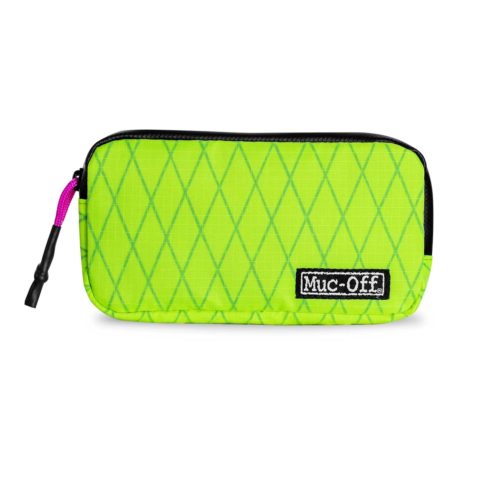 Muc-Off Rainproof Essentials Case, Hi-Vis - Bike Pouch, Cycling Phone Wallet with Zipper - Bike Accessories for Storing Phone and Bike Tools