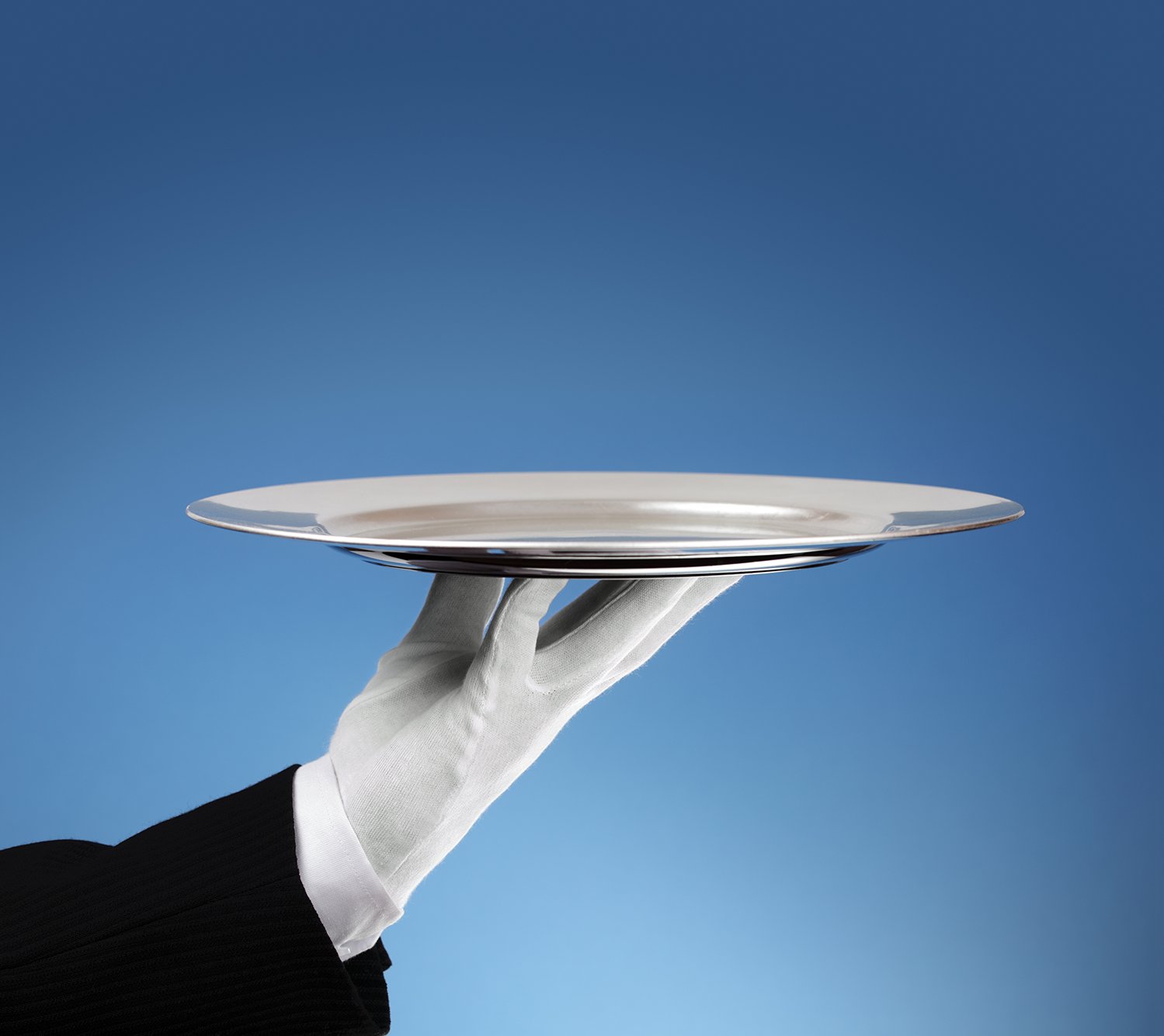 Set of 4 Stainless Steel Charger Plates - Handmade 12" Service Plates, Accent Plates, Decorative Tray & Hors d'oeuvre Tray
