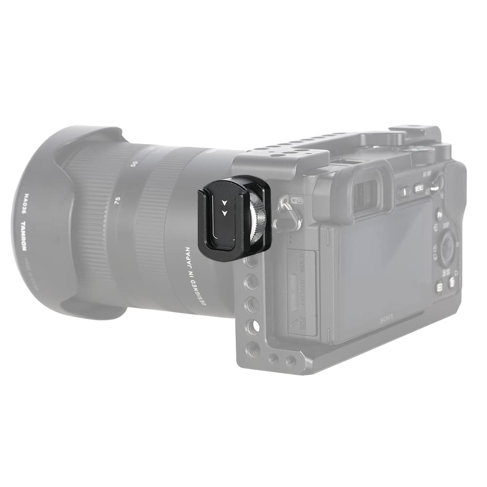 NICEYRIG Cold Shoe Mount Adapter with 1/4ββ Mounting Screw for Microphone Flash LED Video Light - 499