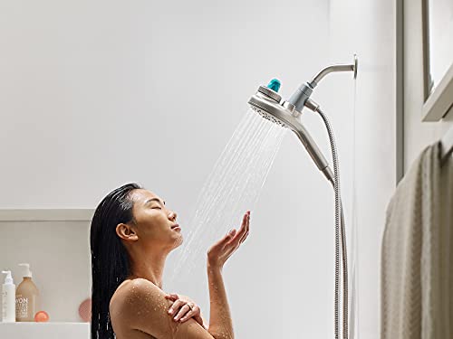 Moen IN208C2SRN Aromatherapy Combination Handshower and Rainshower with INLY Shower Capsules, Spot Resist Brushed Nickel
