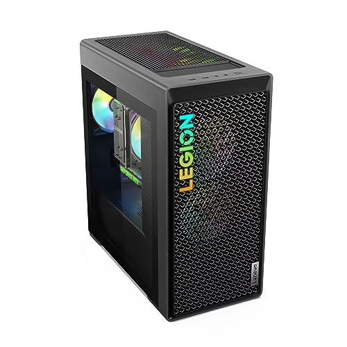 Lenovo Legion T5 Tower Gaming Desktop Computer - AMD Ryzen 5 7600 6-Core up to 5.10 GHz Processor, 64GB DDR5 RAM, 2TB NVMe SSD, GeForce RTX 4070 12GB GDDR6X, Windows 11 Pro