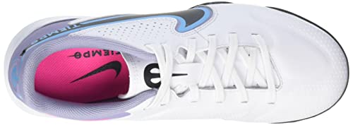 Nike Unisex Low-Top Sneakers, White, Black, balt Blue, Pink Explosion, 9.5 US Women