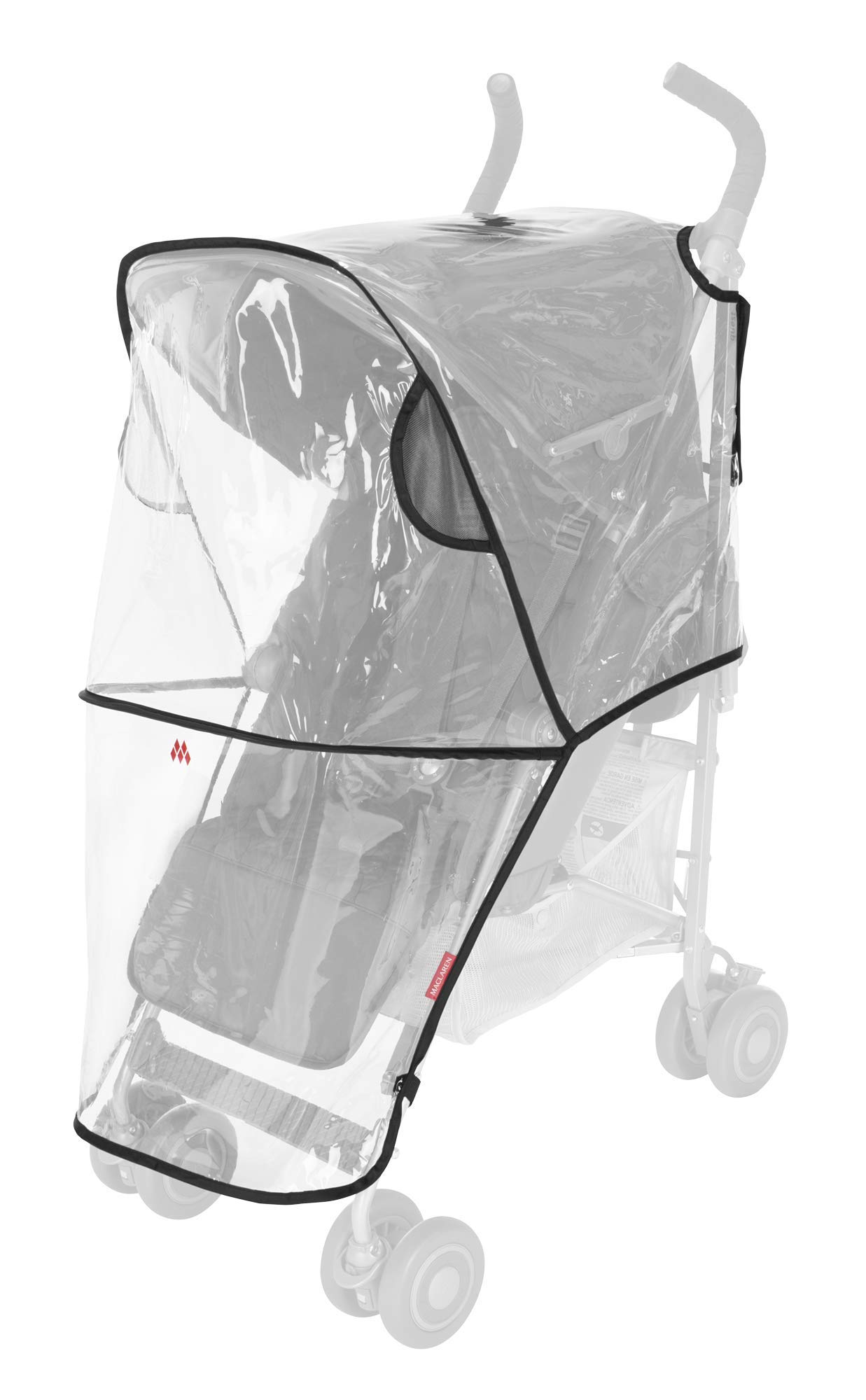 Maclaren Universal Raincover- Protects from rain, Wind and Snow. Fastens Quickly, Easily to All Maclarens and All Umbrella-fold Single Stroller Brands. Phthalate PVC Free