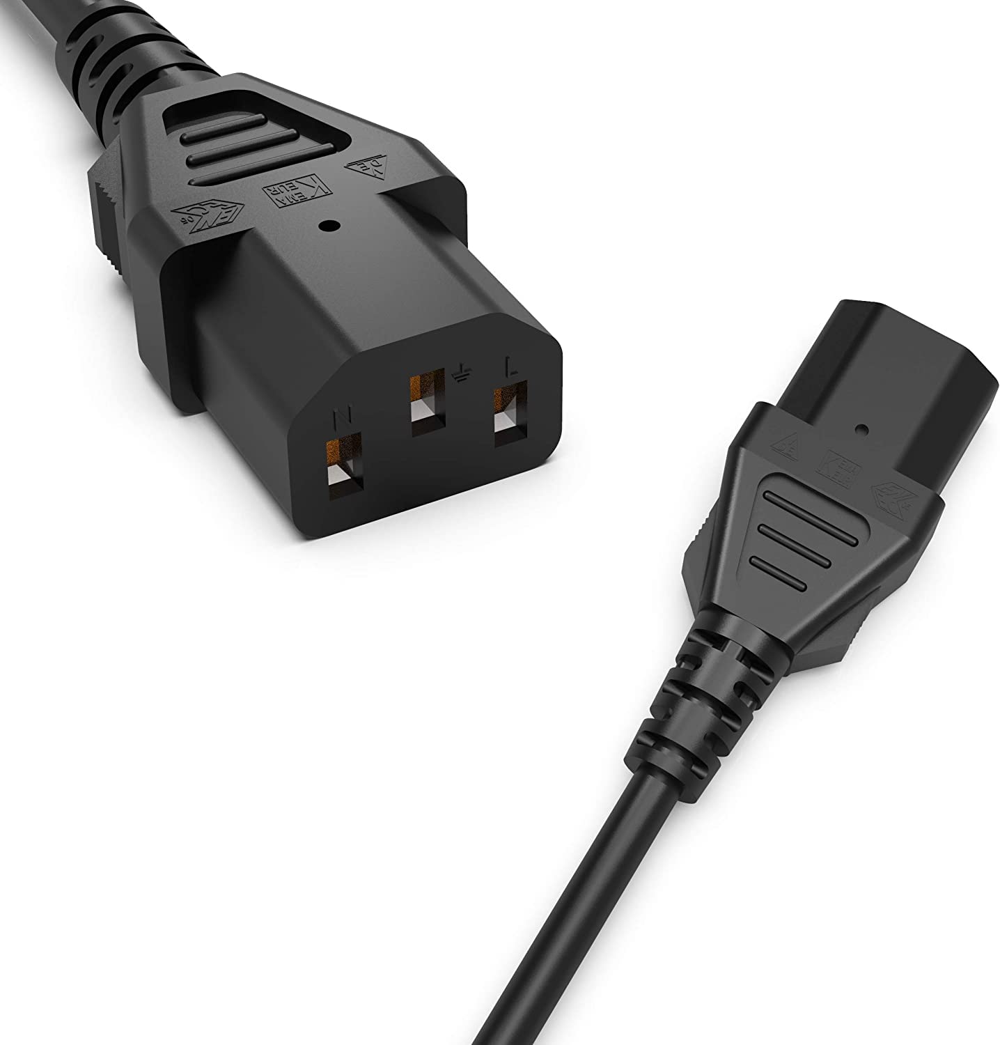 Nicpower Power-Cord-Cable Fit for Sony-Playstation-PS3 First Generation(Fat), Xbox-360 1st Generation(Fat) AC Charging Replacement Supply 3 Prong