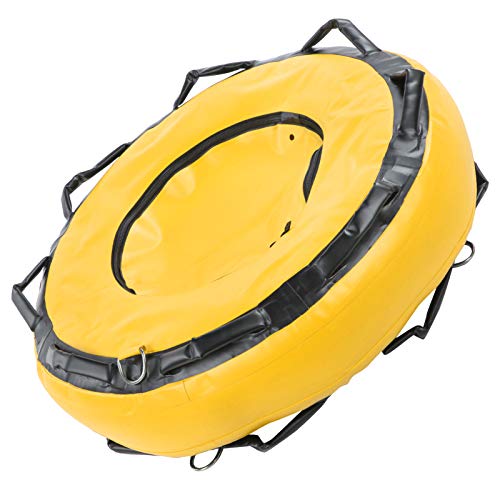 LZKW Float Buoy Diving Buoy, Dive Float Signal Marker Training Buoy, 1000D for Diving Water Sports(Yellow)