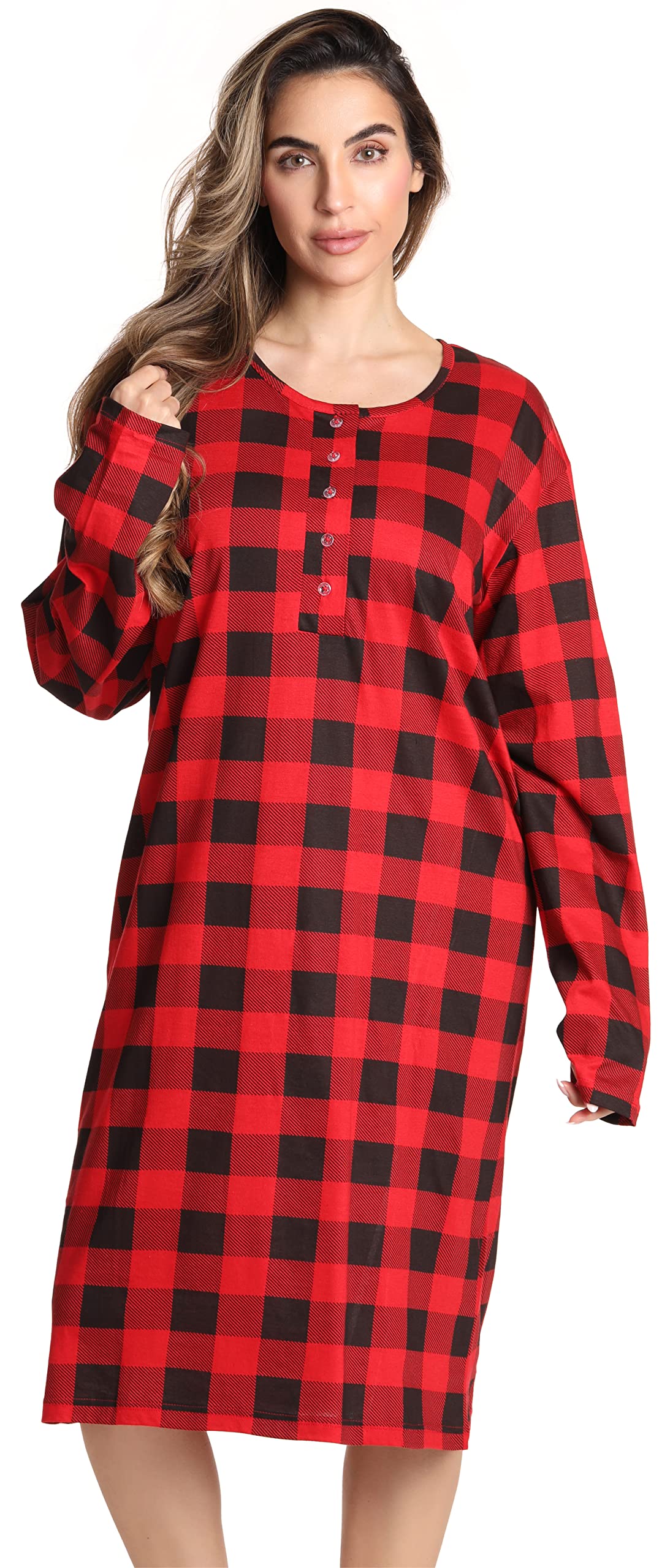 Just Love Long Sleeve Nightgown Sleepwear 7007-10195-3X