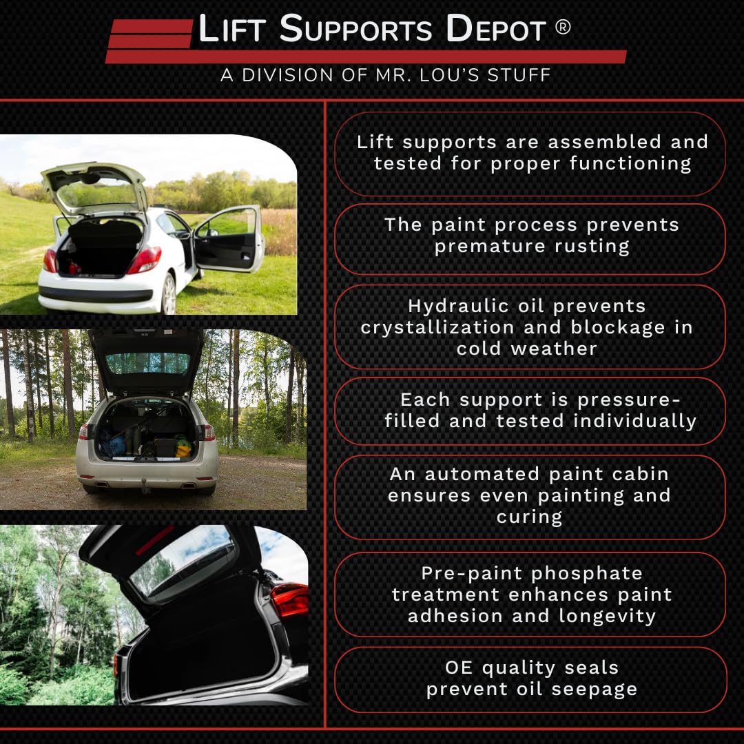 Lift Supports Depot Qty (2) Compatible with Nissan Rogue 2014 To 2020 Liftgate Lift Supports without Power Gate. (Does NOT Fit Select & Sport)