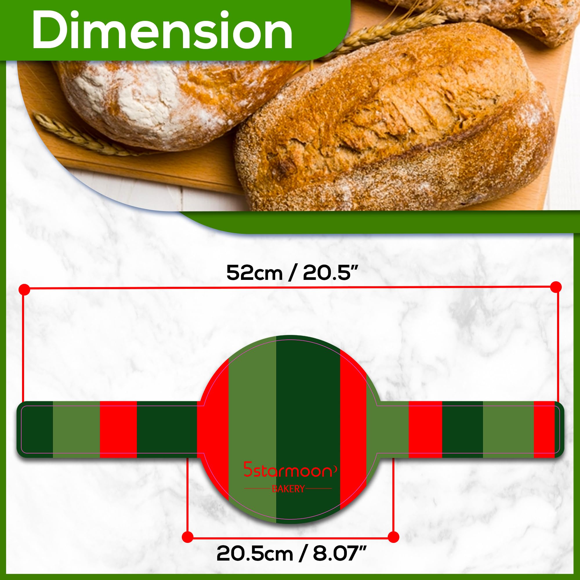 Silicone Bread Sling Dutch Oven Liner - Extra Thick Non-Stick Reusable Silicone Sourdough Bread Baking Mat with Long Handles, Sourdough Bread Baking Supplies for Easy Dough Transfer (Salmon Pink)