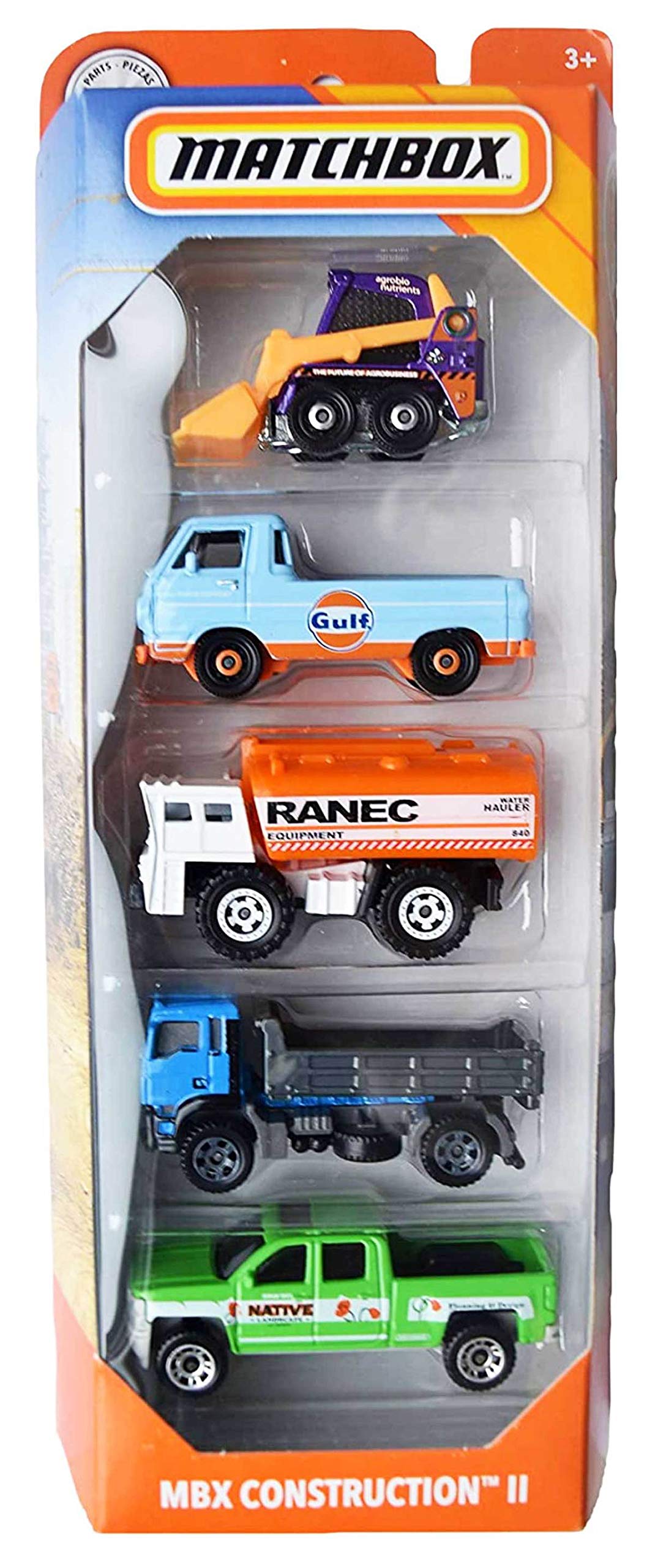 Matchbox 5 Pack MBX Construction II