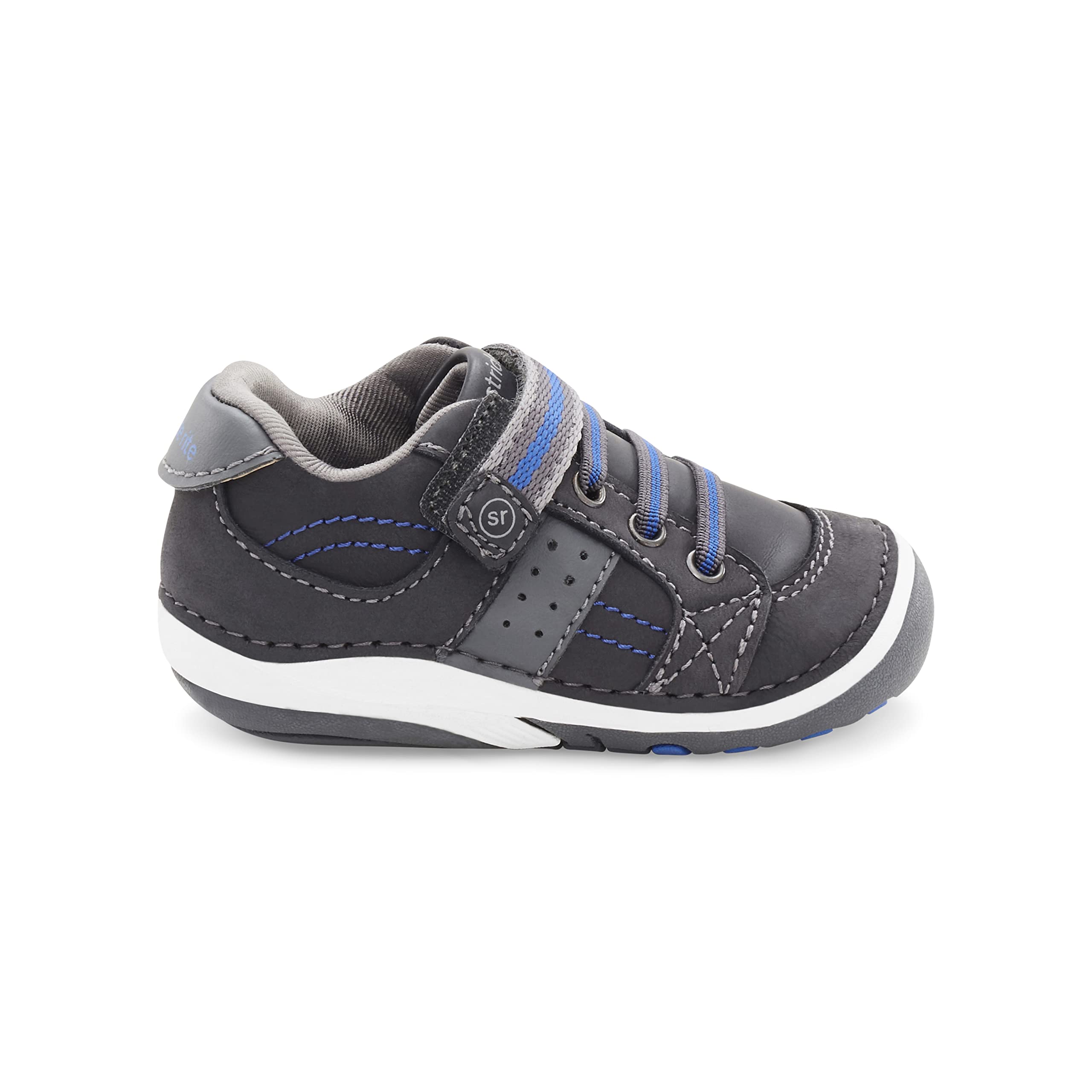 Stride Rite Baby Boys SRT SM Artie Sneaker, Grey, 6 Wide Infant