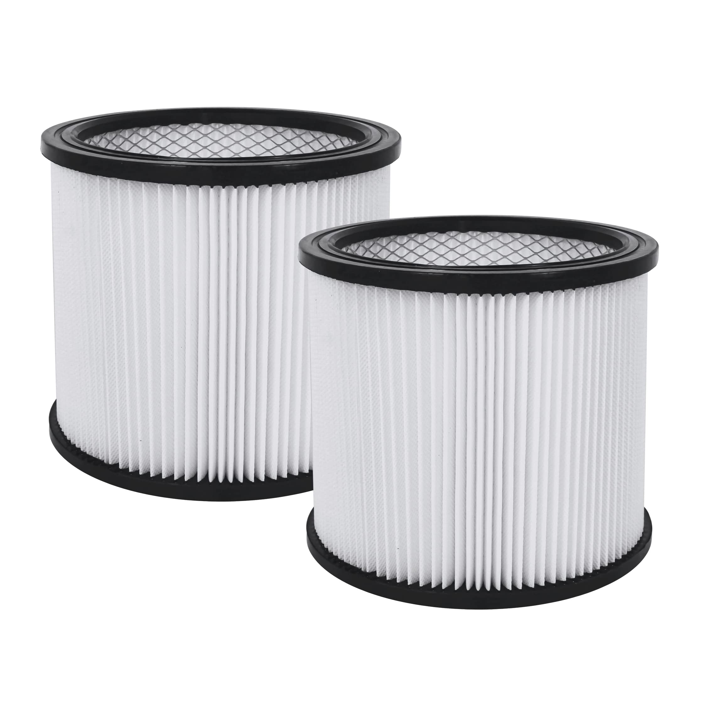 Replacement Cartridge Filter for shopvac 90304, 90350, 90333,903-04-00, 9030400,5 Gallon Up Wet/Dry Vacuum Cleaners,2 pack.