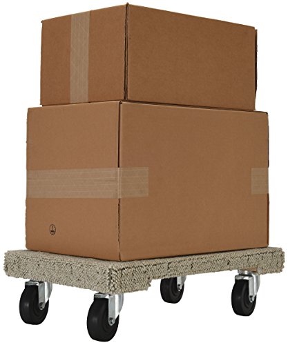 Vestil HDOSC-1624-12 Carpeted Hardwood Dolly, 1200 lb. Capacity, 16" x 24"