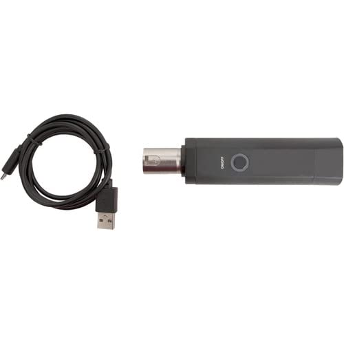 On-Stage BC1000 XLR Rechargeable Bluetooth Receiver with XLR Mic Cable