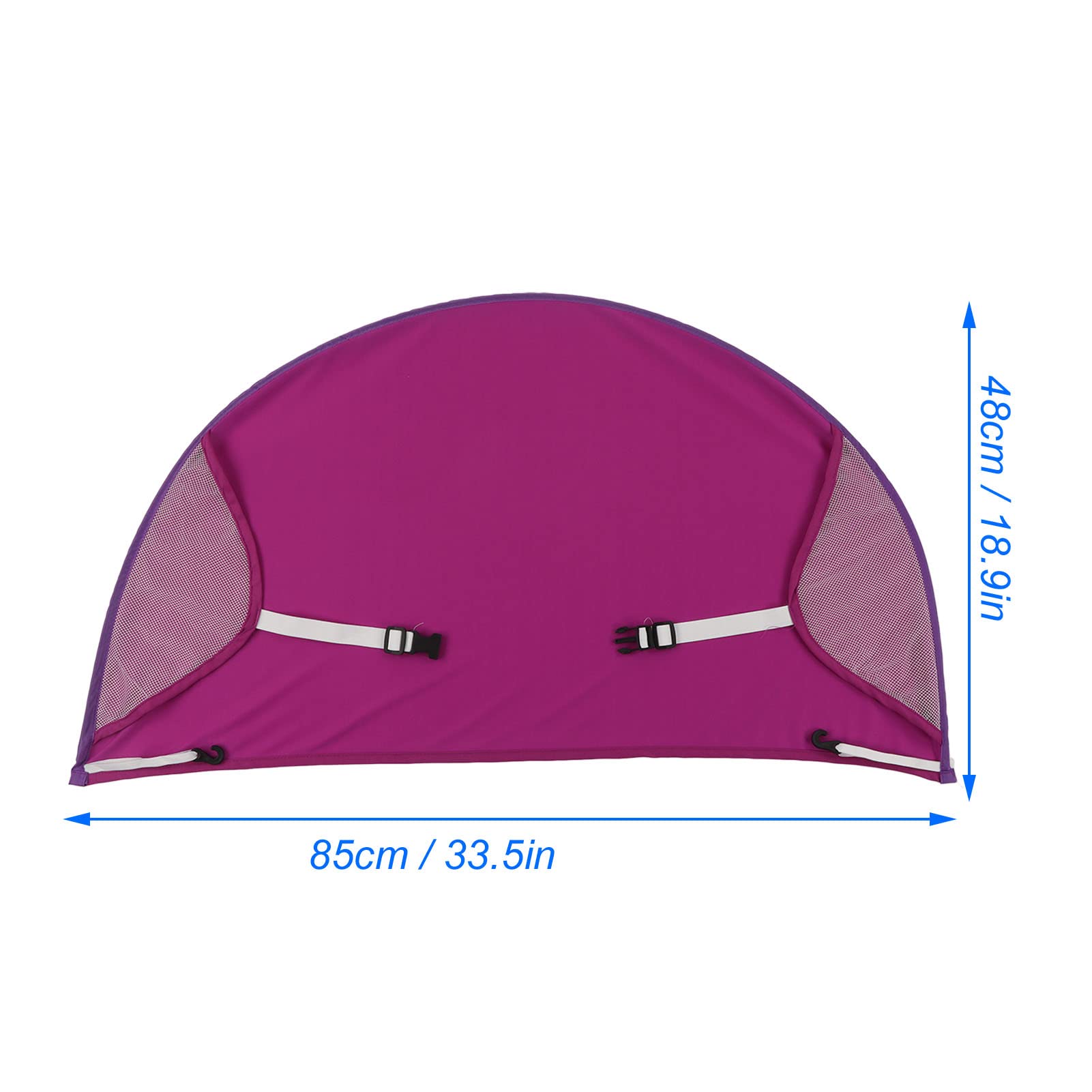 Stroller Sun Cover, Anti UV Sunshade Sun Cover Breathable Baby Sun Shade with Adjustable Strap, Pushchair Sunshade Sun Rain Wind Canopy Cover Protection Stroller Accessories