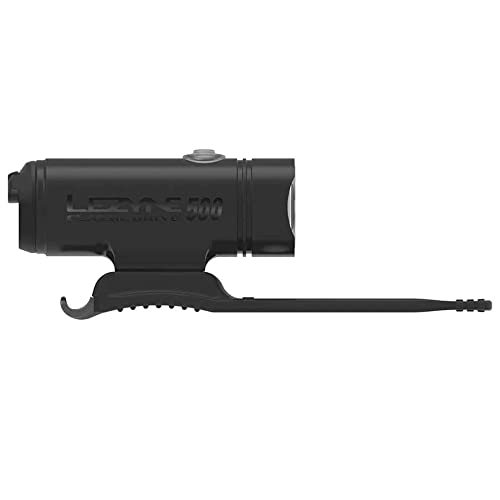 Lezyne Classic Drive 500 Bicycle Front Light, 500 Lumens, USB Rechargeable, Road, Mountain, Gravel Bike, Matte Black