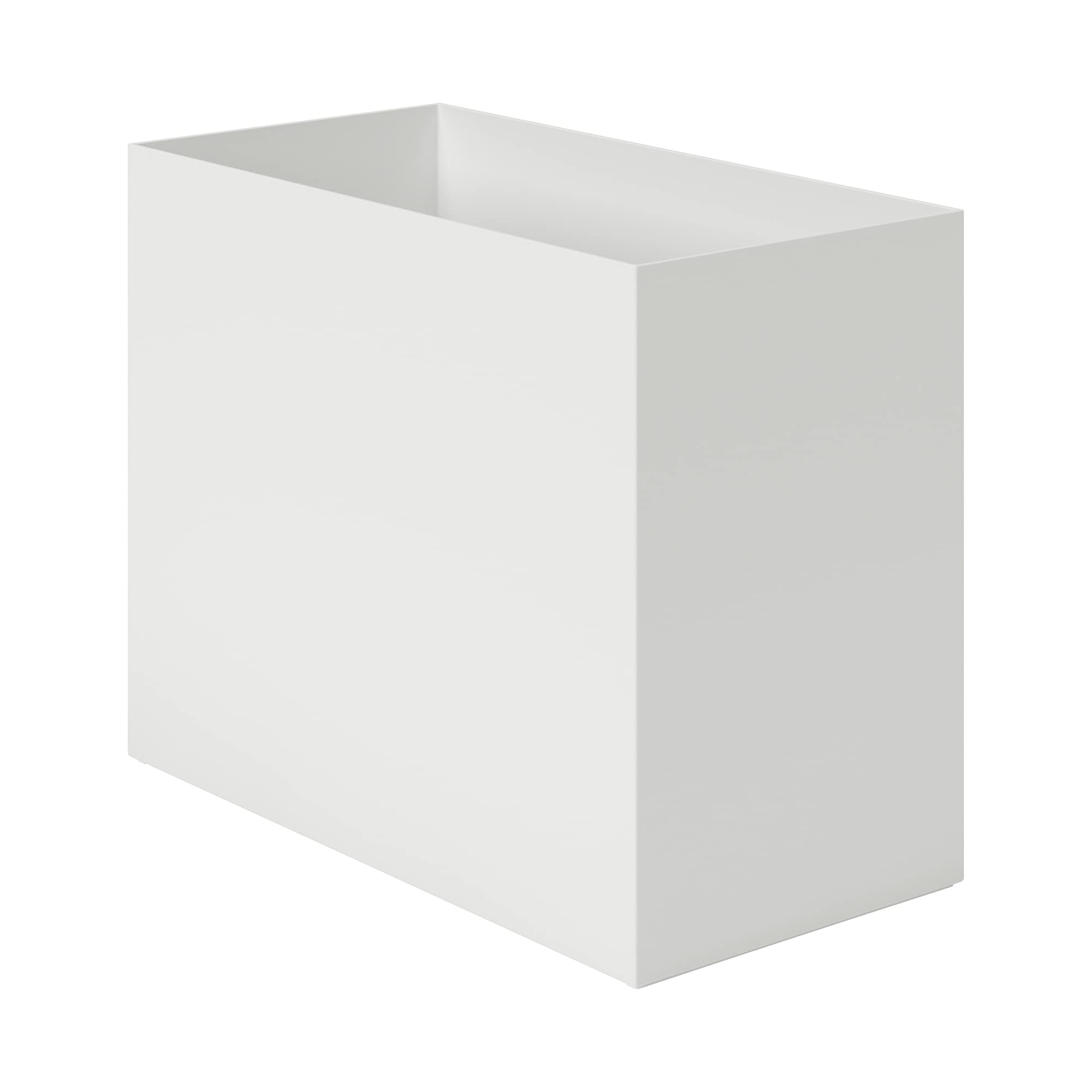 MUJI Polypropylene Wide Open File Storage Box, Gray, 4550182264364