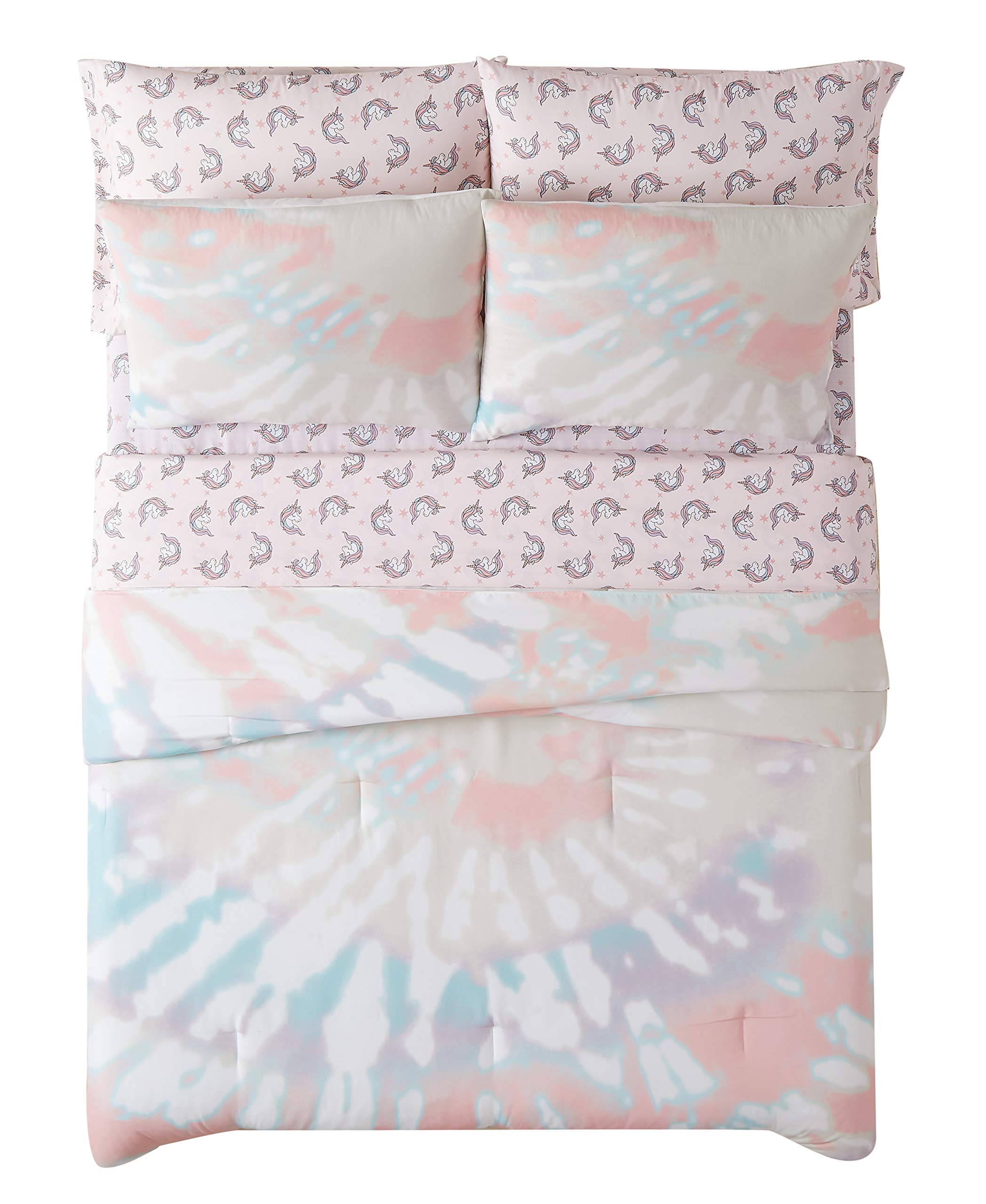 Material Girl Tie Dye Party Full 7 Piece Bed in a Bag (BIB3820FU-3200)