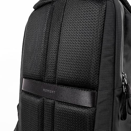 Moment Everything Backpacks - 21L Overnight & 17L Daypack - Lightweight Laptop & Camera Backpack (21L, Black)