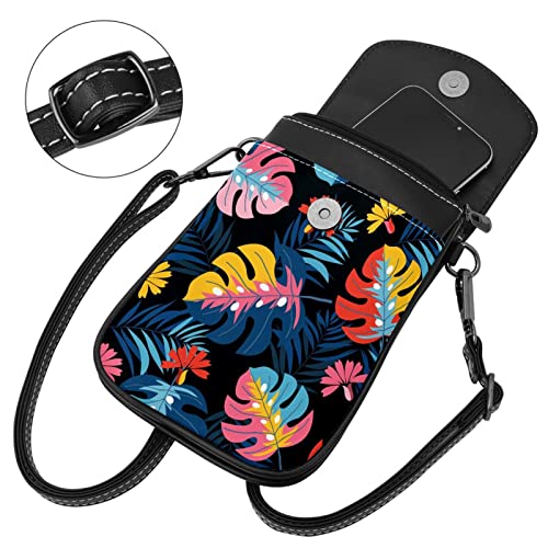 Small Crossbody Bag Plant Color Cell Phone Purse Wallet