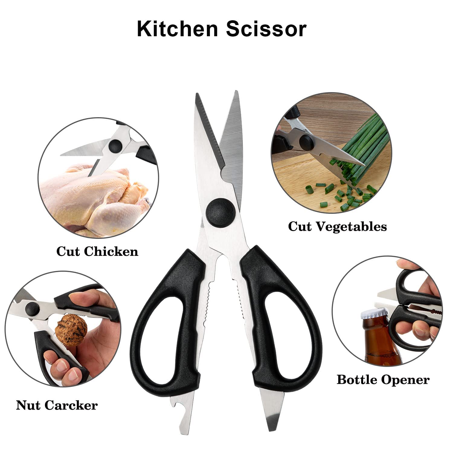 Knife Set, 15-Piece Kitchen Knife Set, Ultra Sharp German Stainless Steel Kitchen Knife Set With Block, Ergonomic Handle Full Tang Forged Gift with Premium Box