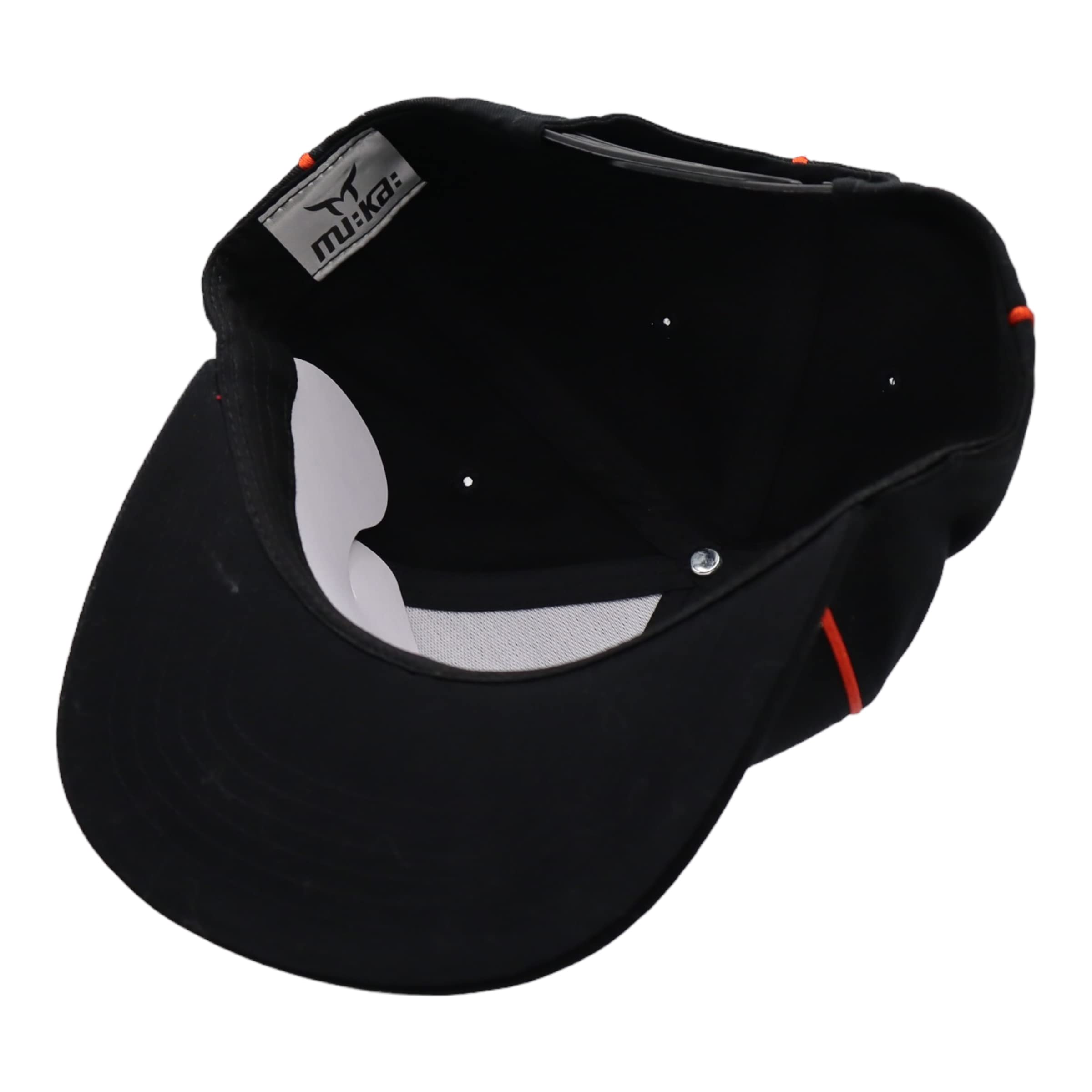 Muka Flat Brim for Men Women Adjustable Snapback Hats Graphic Hat Embroidery Baseball Cap Designs Streetwear and Hiphop (Psycho Rabbit (Black))