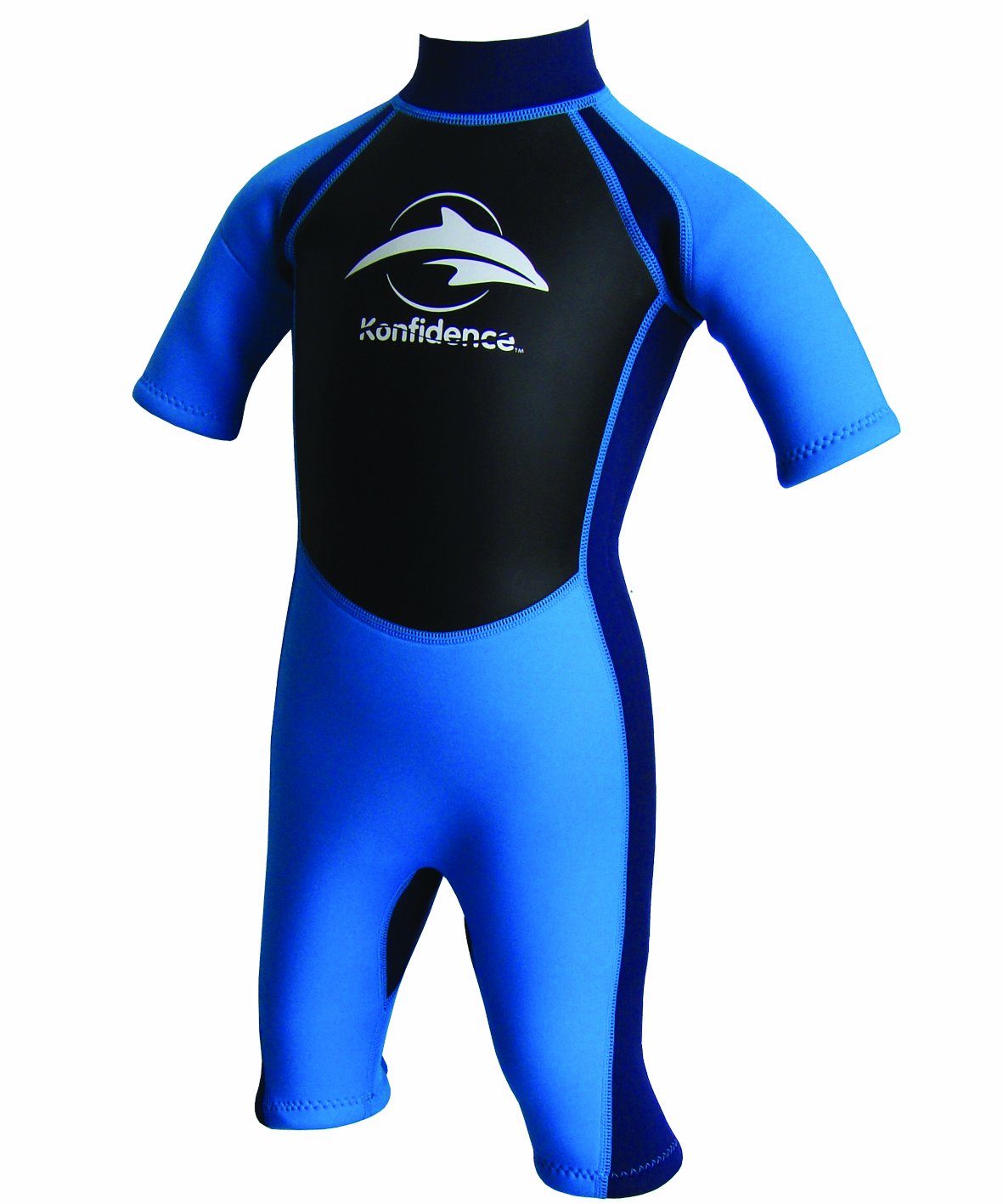 Konfidence Shorty Wetsuit (XSmall 3-4 Yrs, Blue)