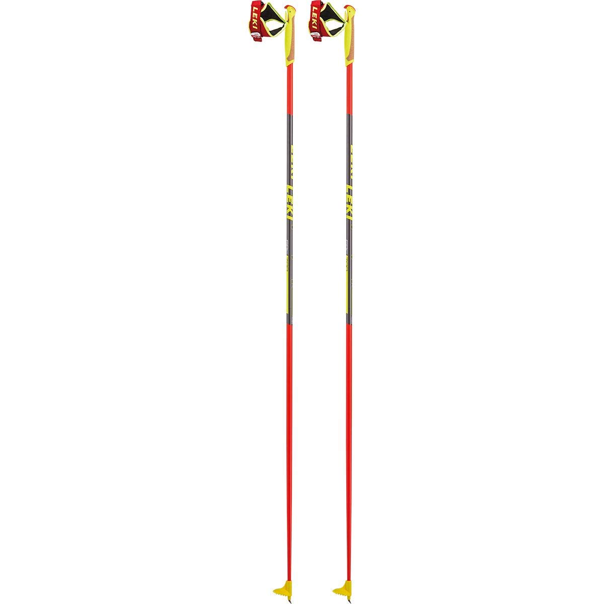 LEKI PRC 700 XC Ski Poles Red/Yellow/Black 135-170cm (54-68in)