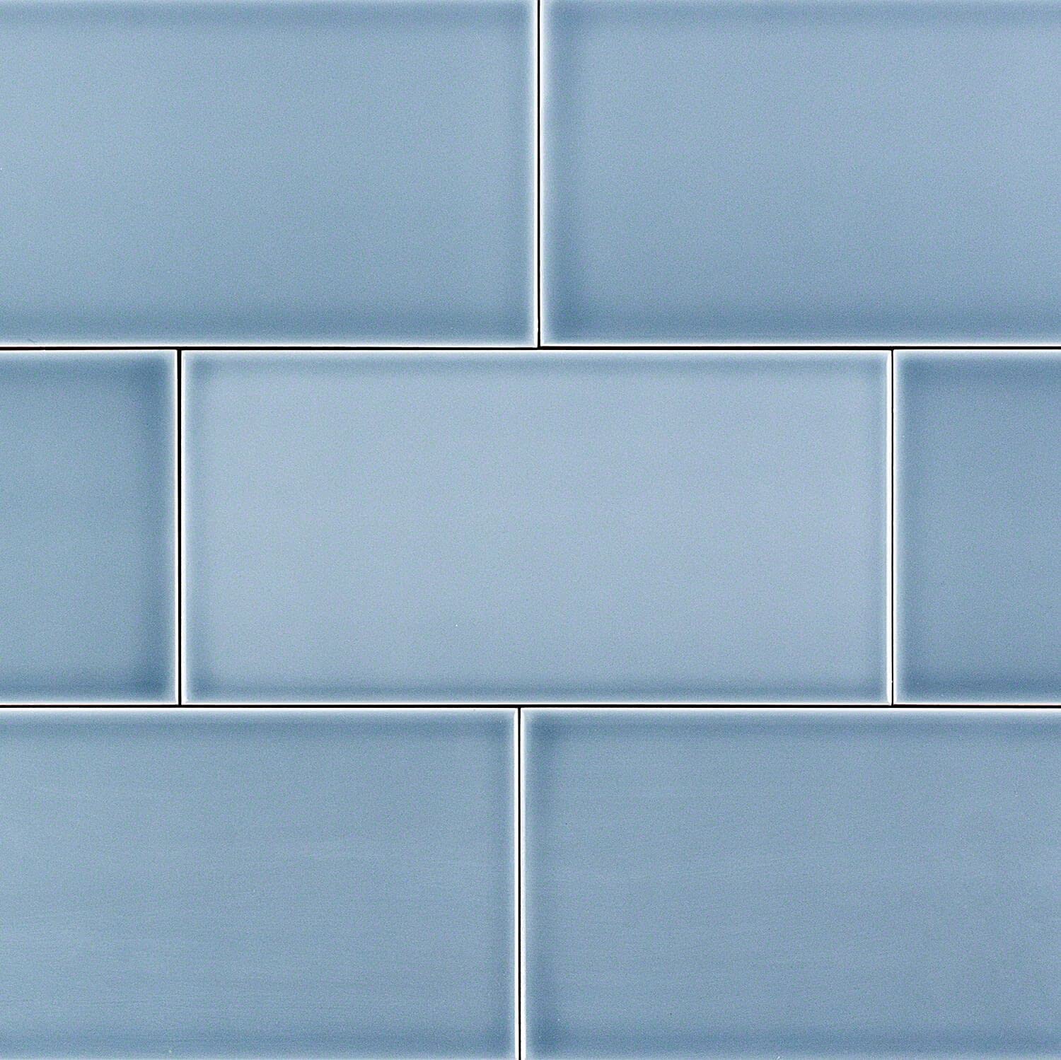 Magnitude Blue 4 in. x 8 in. Polished Ceramic Subway Wall Tile (68 Pieces 14.63 sq. ft. / Case)