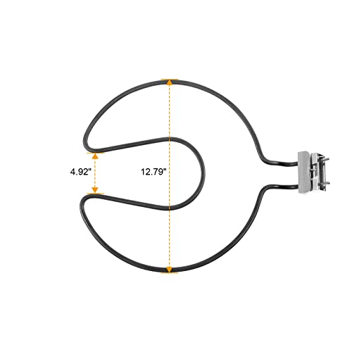 Replacement Part Grill Heating Element for Charbroil 16601688 12601514 15601514 15601559 Fits Charbroil Patio Bistro Electric Grill Heating Element