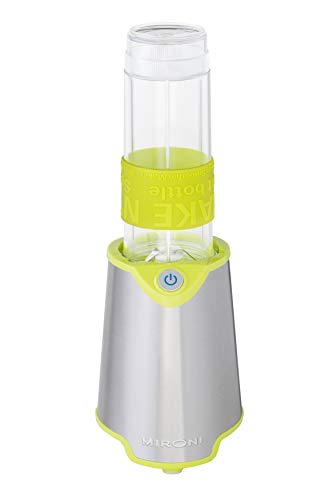 Personal Smoothie Blender 2-in-1 Single Serve Blender, Mini Bullet Blender 500W With 20 Ounce Tritan Sports Bottle and Grinder Cup for Juices, Shakes, Smoothies and More (Mironi)