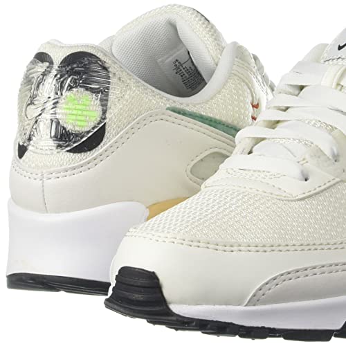 Nike Women's Air Max 90 Shoes, Black/Green, 7.5