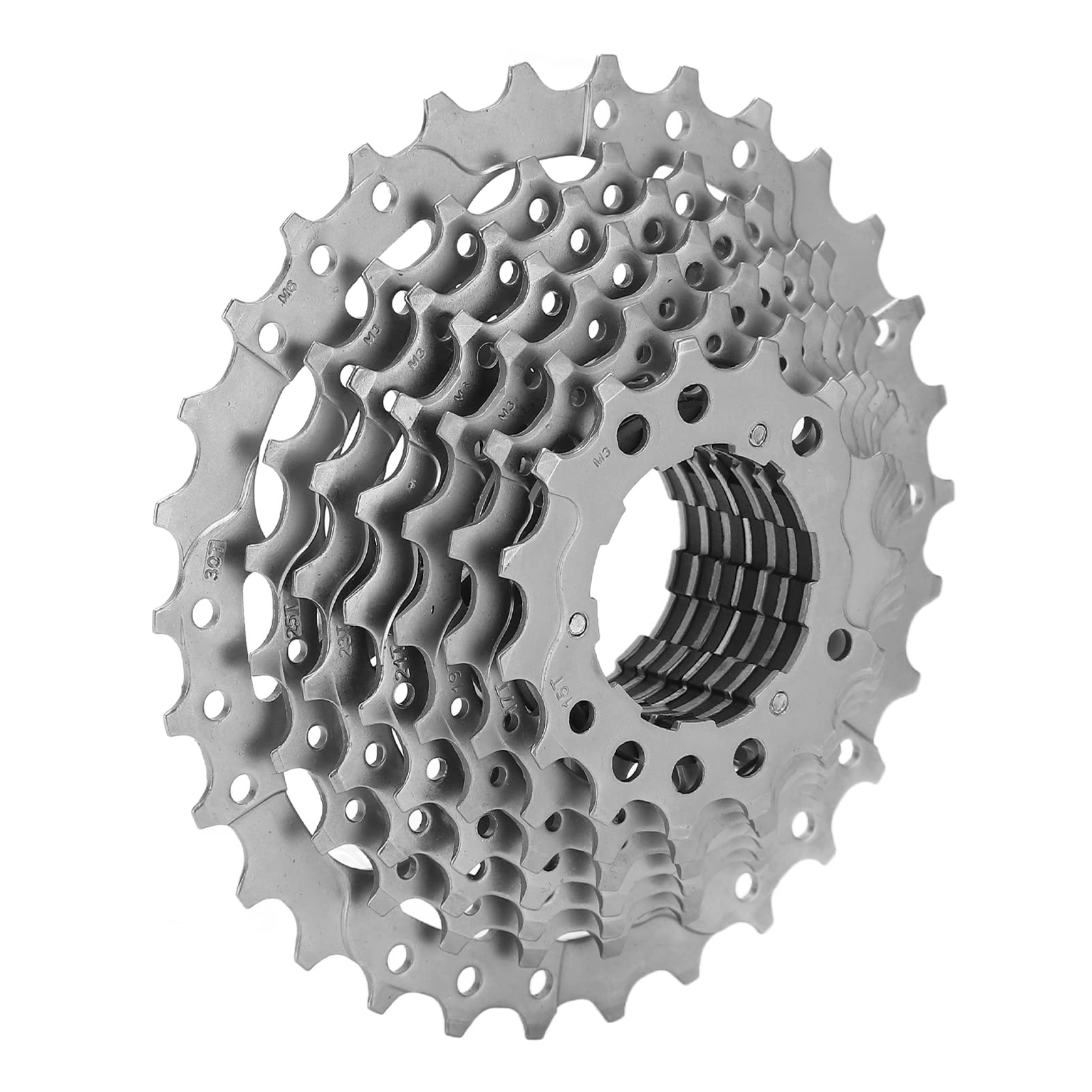 Road Bike Freewheel, Runs Smoothly Weight Reduction Anti Rust Treatment Cassette Freewheel Hollow Technology for Cycling