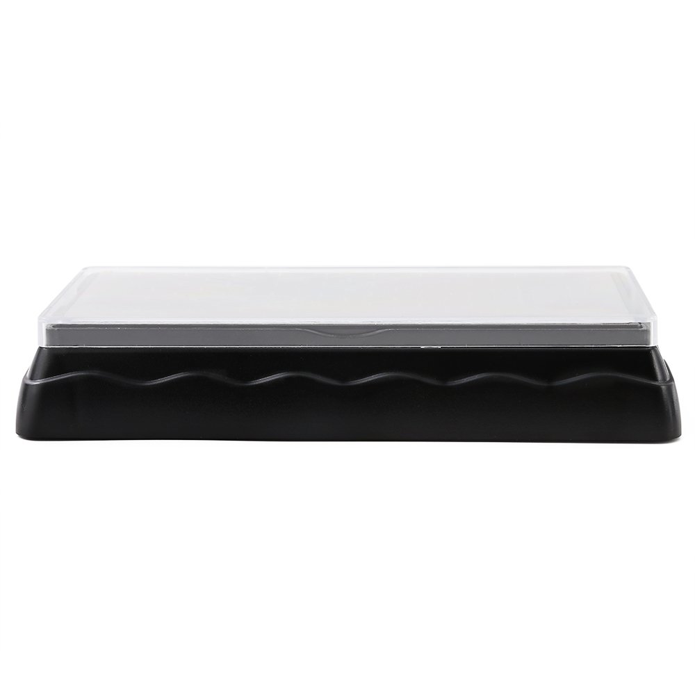 Knife Sharpening Stone, Diamond Coated Whetstone Sharpener 2 Side Grit Polishing & Honing Stone With Nonslip Base Holder for Knives Scissors Chisels Garden Kitchen Tools 400/1000 grit