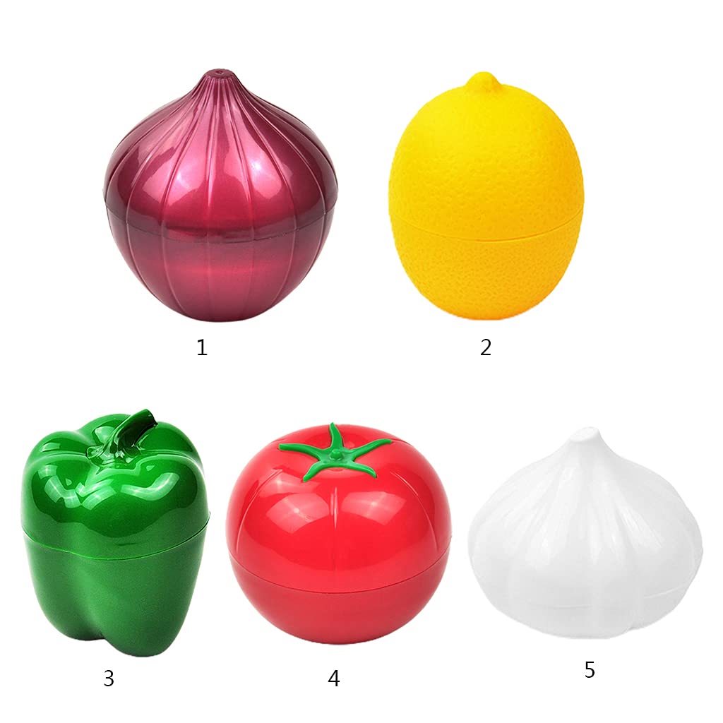 SHUANGSHI Sealing Storage Box, Kitchen Food Crisper Vegetable Container Onion Tomato Lemon Fresh Storage Box - Onions