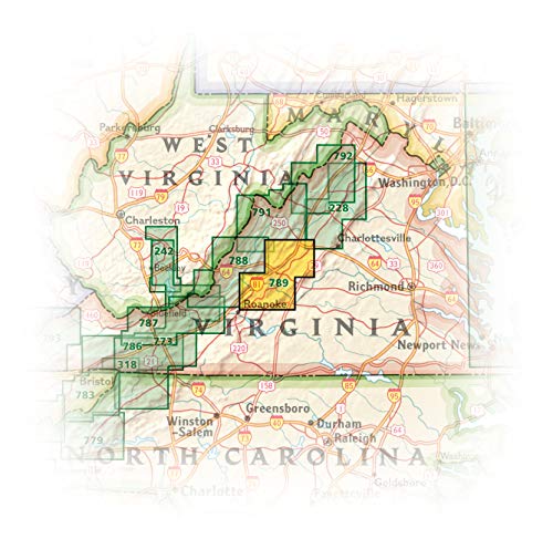 Lexington, Blue Ridge Mts Map [George Washington and Jefferson National Forests] (National Geographic Trails Illustrated Map, 789)